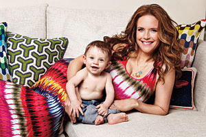 Kelly Preston with son Benjamin on cover of Health magazine - The JJB