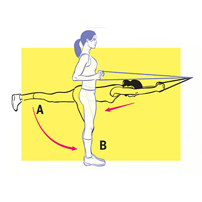 Single-Leg Row With Band - Exercises for Better Balance - Health.com