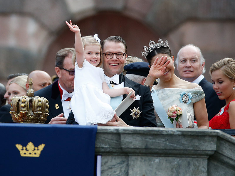 Princess Estelle At Wedding